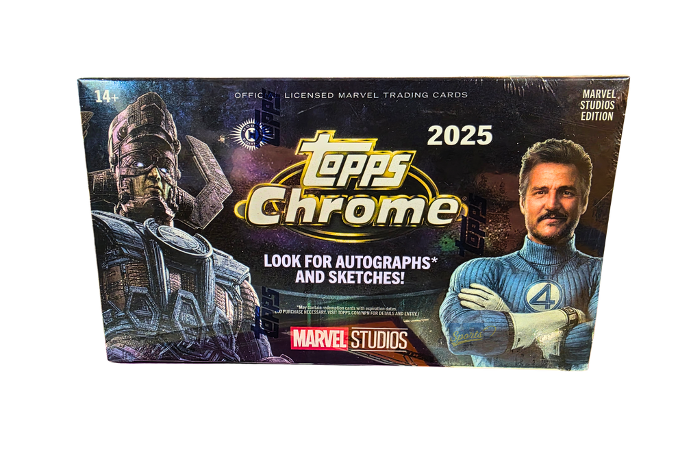2025 Topps Marvel Studios Chrome Hobby Box – TJT SPORTS